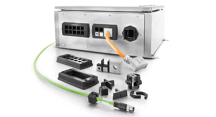 Modular cable entry system provides flexible management of pre-assembled cables